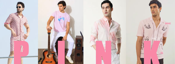 Buy RR Premium Pink Shirts, Polos For Men's Online | Rare Rabbit