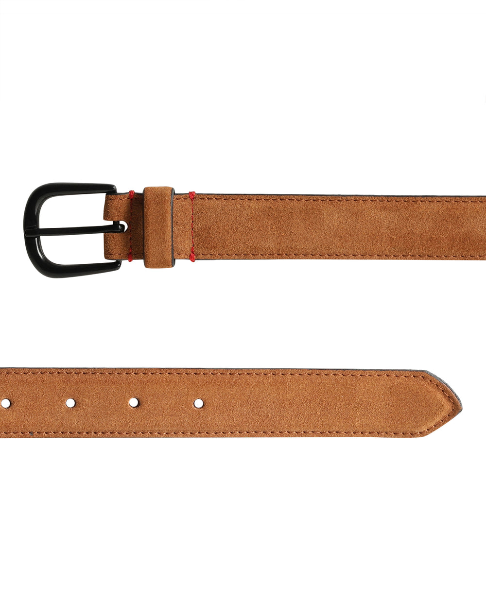 Rare Rabbit Men'S Suedo Yellow Belt Leather Fabric Solid