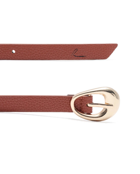 Buy Ivy - Pastel Tan Leather Belt| Rareism