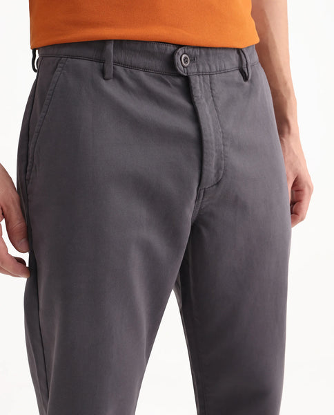 Buy Aries - Dark Grey Regular Fit Plain Trouser| Rare Rabbit