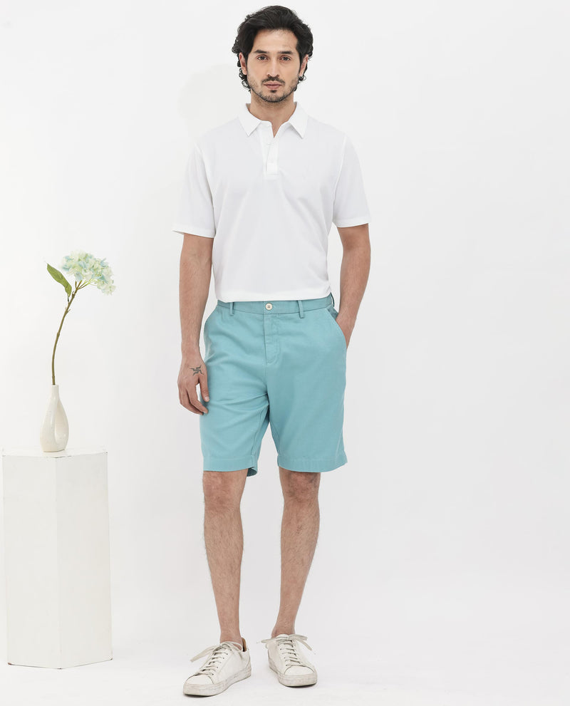 Rare Rabbit Mens Atticus White Short Sleeve Regular Fit Solid Polo T-S