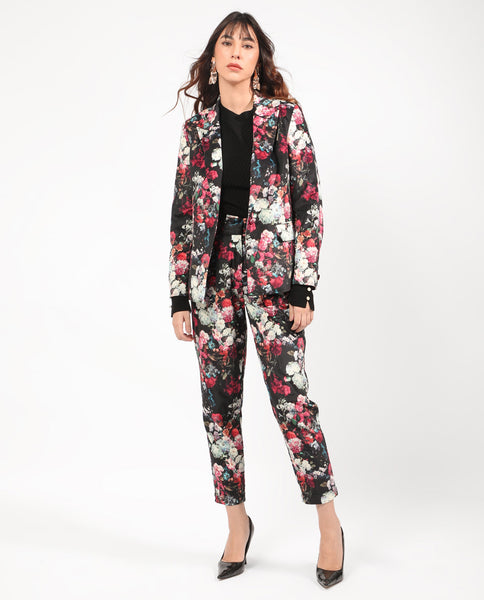 Rareism Women's Bellob Black Velvet Fabric Full Sleeves Button Closure ...