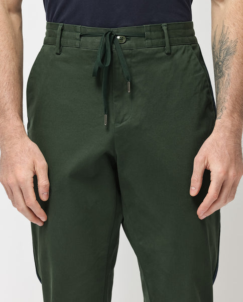 Rare Rabbit Mens Caloon Green Cotton Blend Drawstring Closure Regular