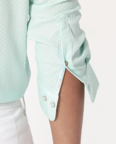 Rare Rabbit Men's Gleny Light Blue Cotton Plain Tailored Fit Full Slee