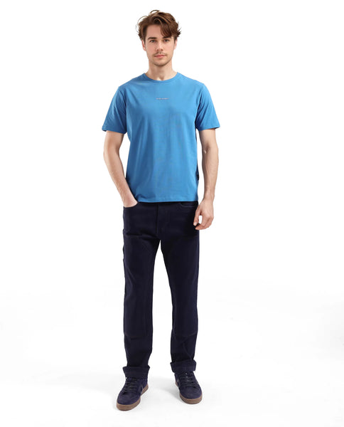 Rare Rabbit Men's Rabbit-Inf Petrol Cotton Blend Plain Regular Fit Hal