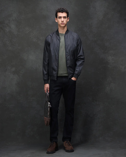 Rare Rabbit Men's Reid Dark Blue Cotton Blend Plain Hawk Slim Fit Jean