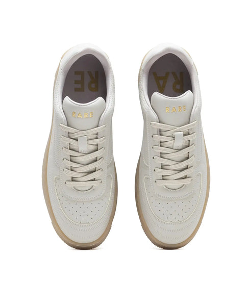 Buy Agno - Taupe Micro Fiber Leather Lace-Up Sneaker| Rare'Z