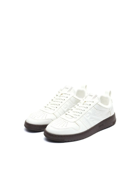 Buy Bane - White Micro Fiber Leather Lace-Up Sneaker| Rare'Z