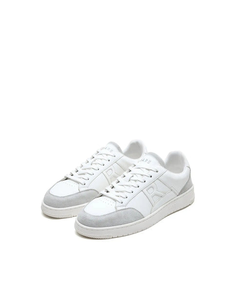Buy Lino - White Micro Fiber Leather Lace-Up Sneaker| Rare'Z