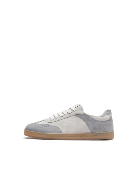 Buy Rex - Grey Leather Lace-Up Sneaker| Rare'Z