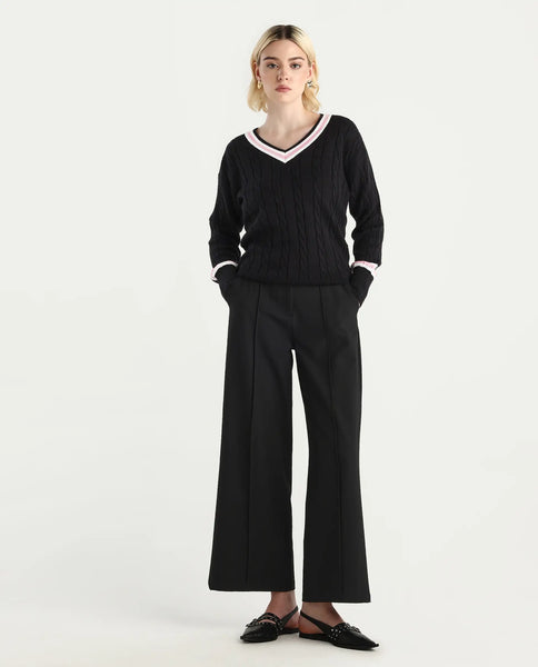 Buy Jacqi - Light Multi Plain Relaxed Fit Sweater| Rareism