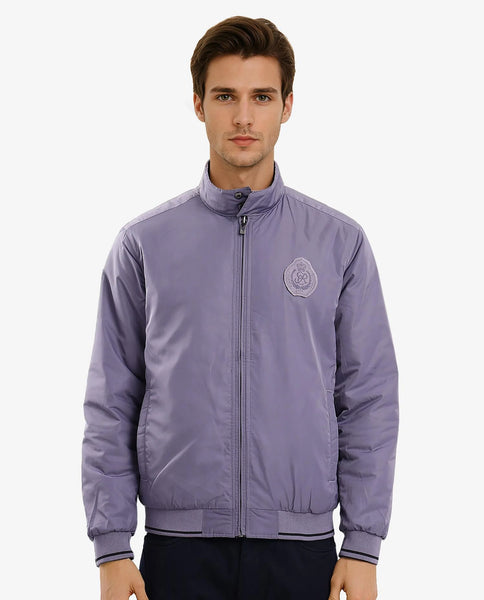 Rare Rabbit Men's Royban-2 Black Polyester Plain Regular Fit Full Slee